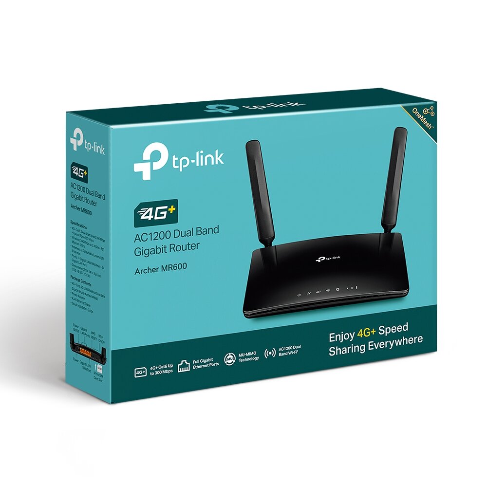 TP-Link 4G+ Cat6 AC1200 Wireless Dual Band Gigabit Router - Flynn TV